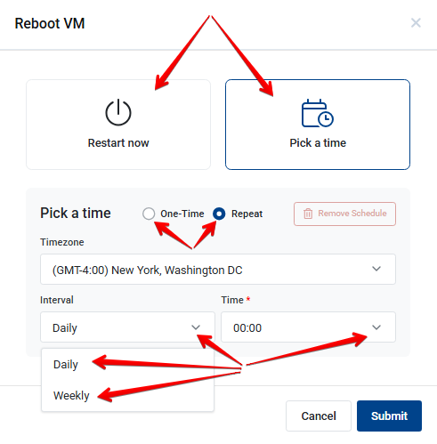 Reboot your Cloud computer or setup a scheduled reboot from the V2 Dashboard – V2 Cloud